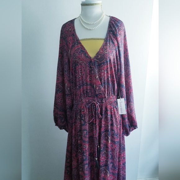 boemo | Dresses | Revolve Boemo Boho Paisley Floral Print Tiered Ruffle ...